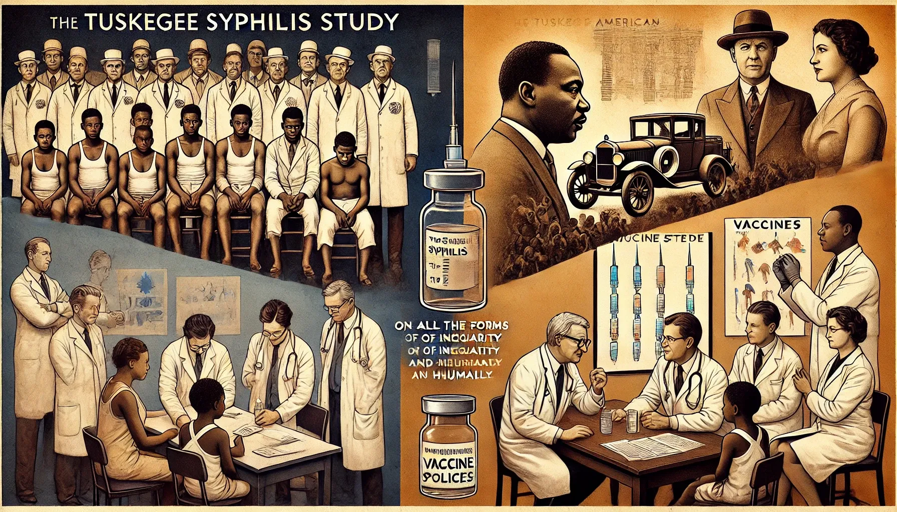 Tuskegee Syphilis Experiment and the CDC vax schedule